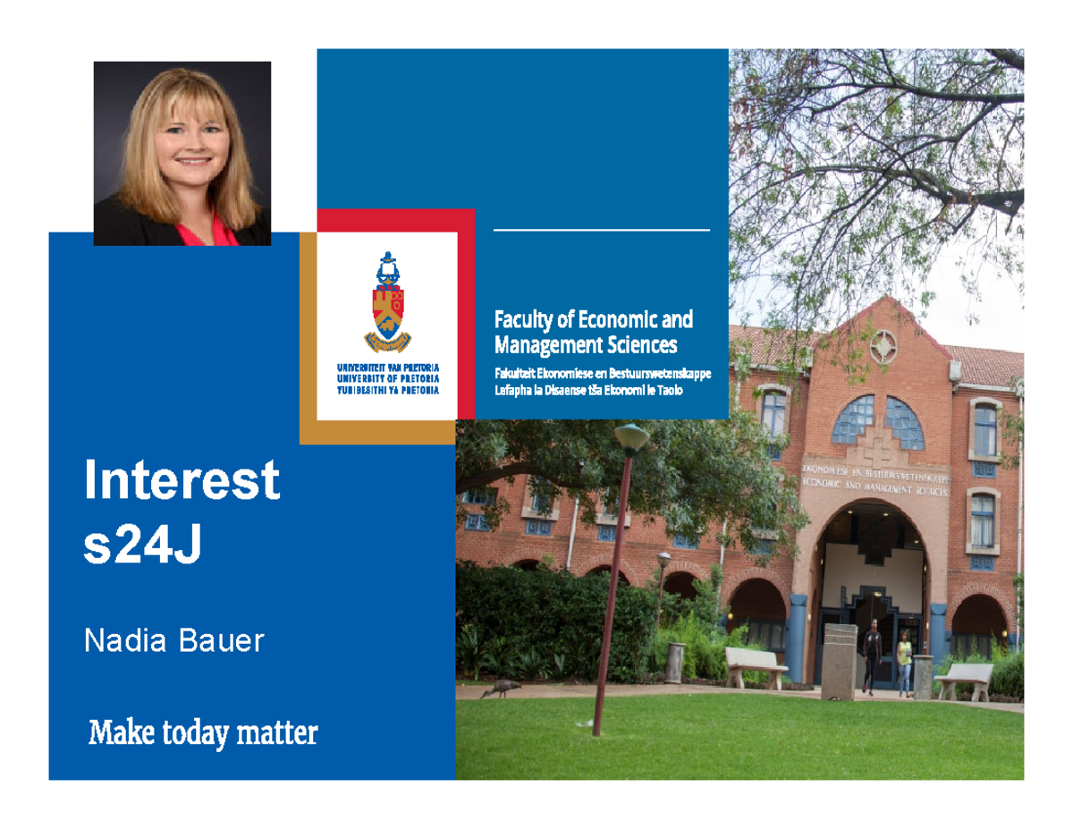 BEL 300 Interest s24J 2022 Student version - Interest s24J Nadia Bauer ...