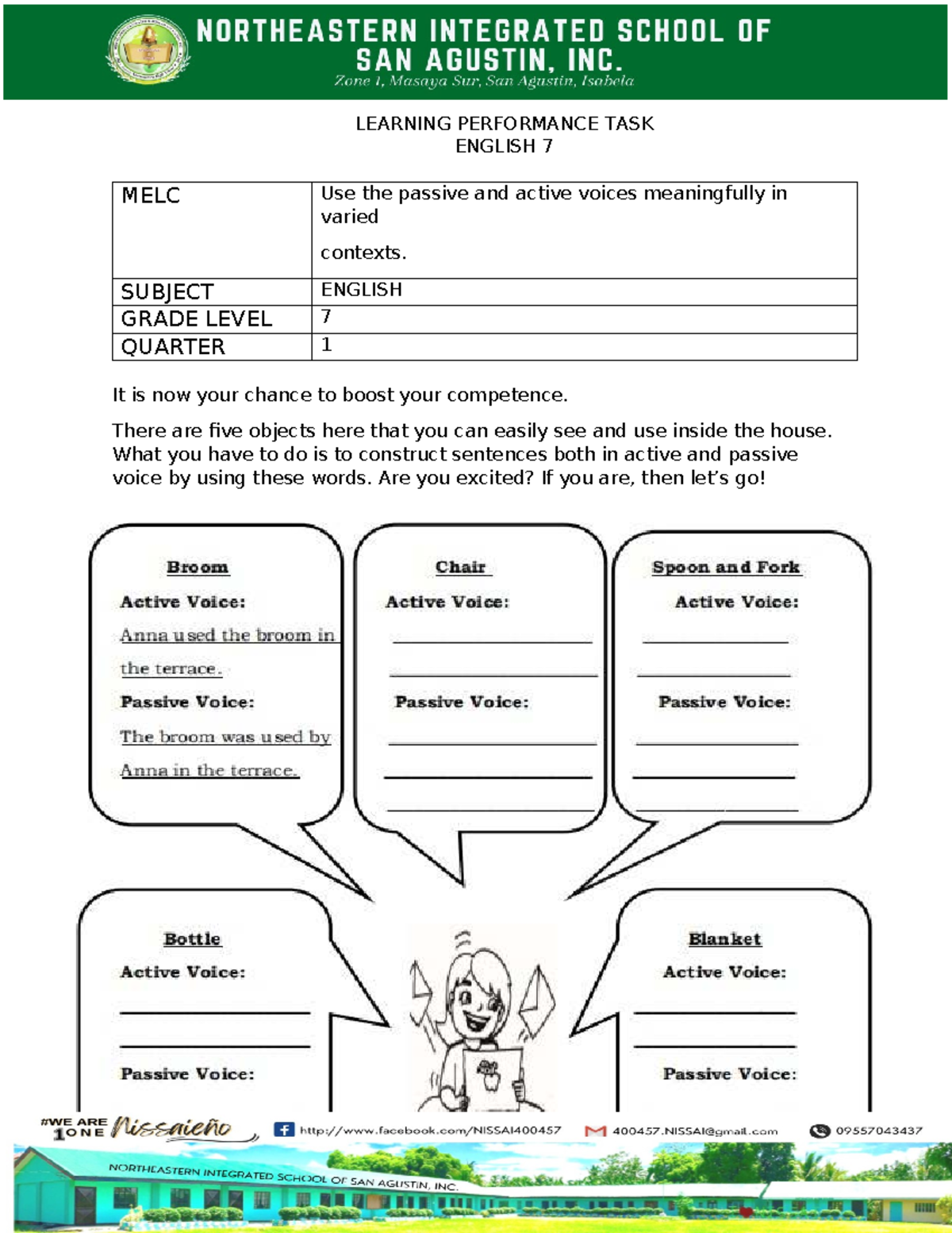 ENG7 23 24 Learning Performance TASK - teacher education - LEARNING ...