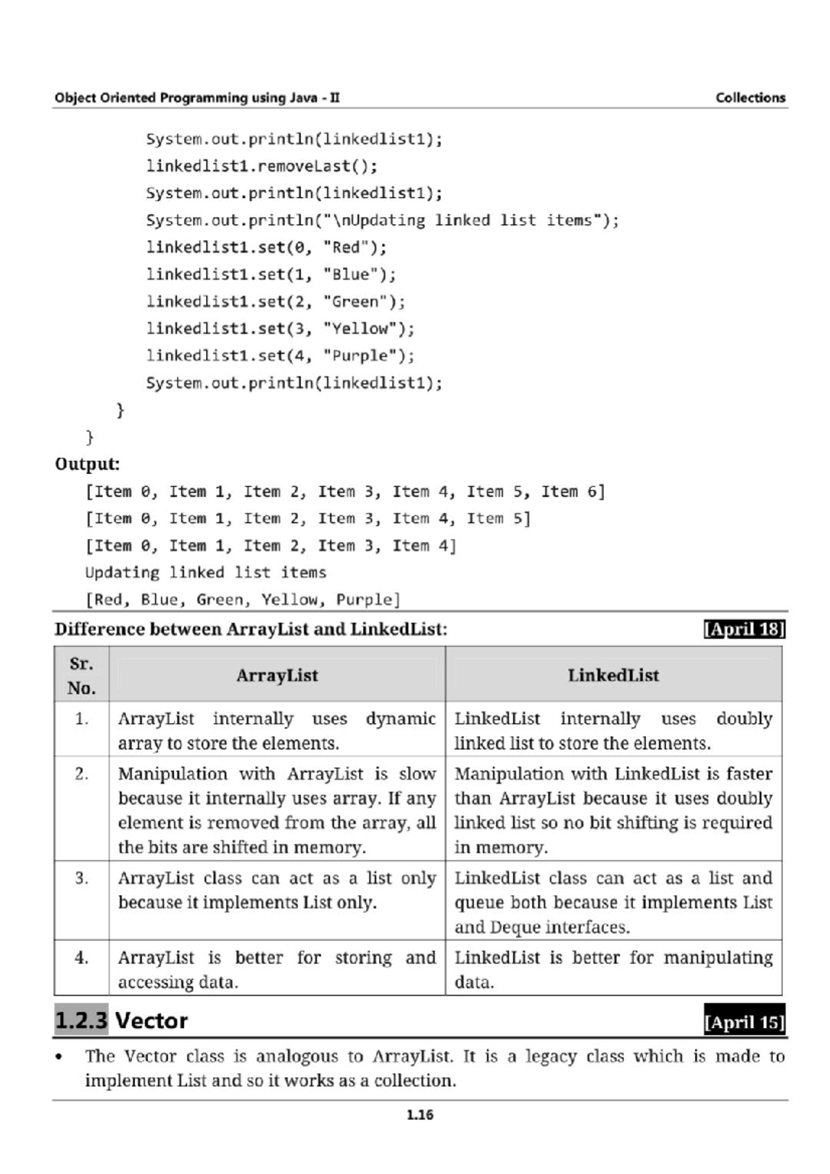 Object Oriented Programming With Java Computer Science Engineering