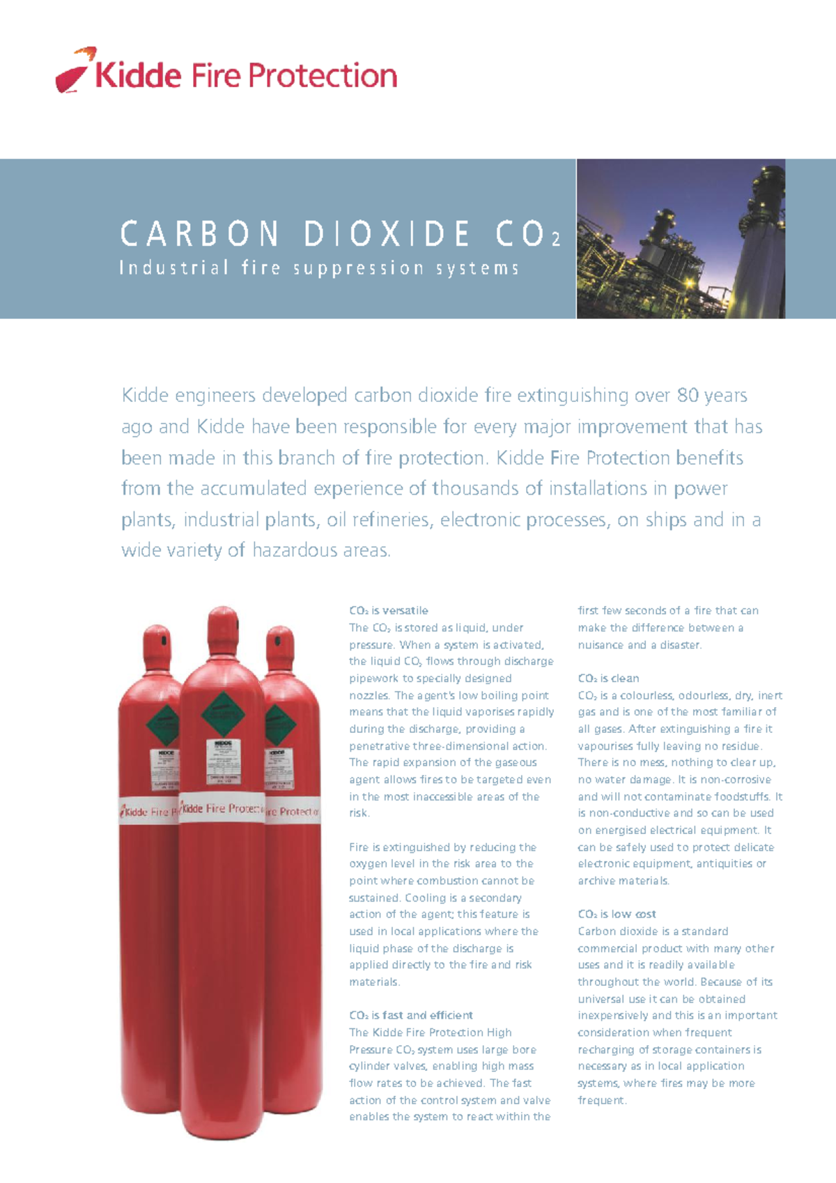 Kidde-CO2-Industrial - I n d u s t r i a l f i r e s u p p r e s s i o ...