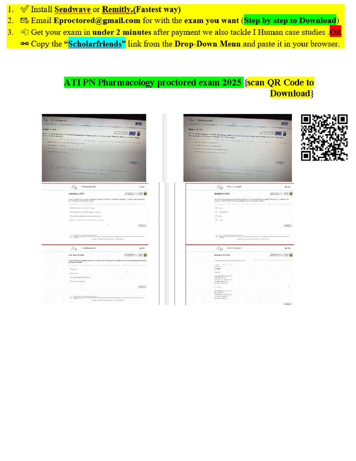 ATI PN Pharmacology Proctored Exam Review 2025: 60 Qs & Answers - Studocu