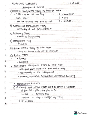 Introduction to Economics-Notes - INTRODUCTION TO ECONOMICS Managerial ...