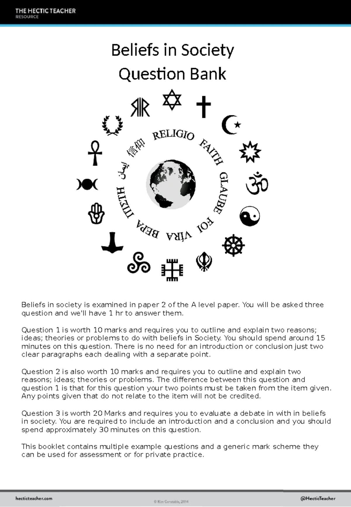 A Level Family and Households Exam Question Bank - Studocu