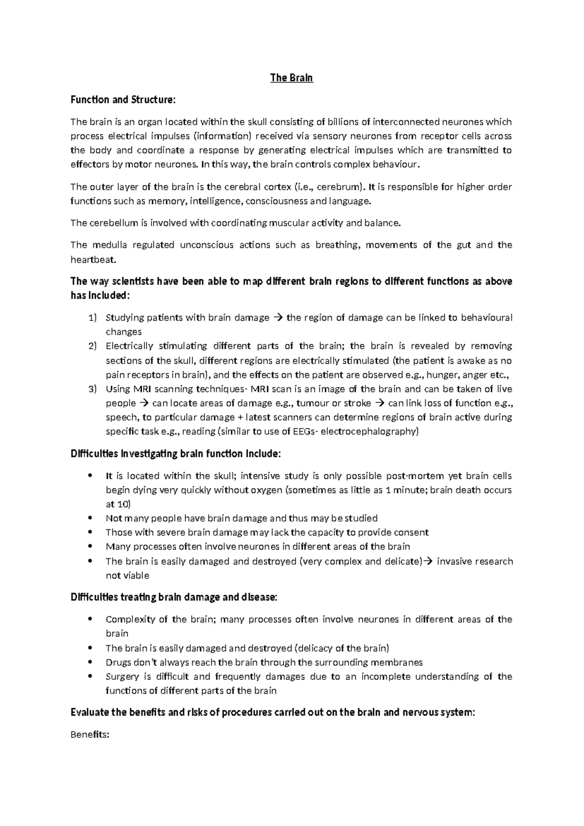 GCSE Biology Revision: Organisation, Enzymes & Heart (AQA) - Studocu
