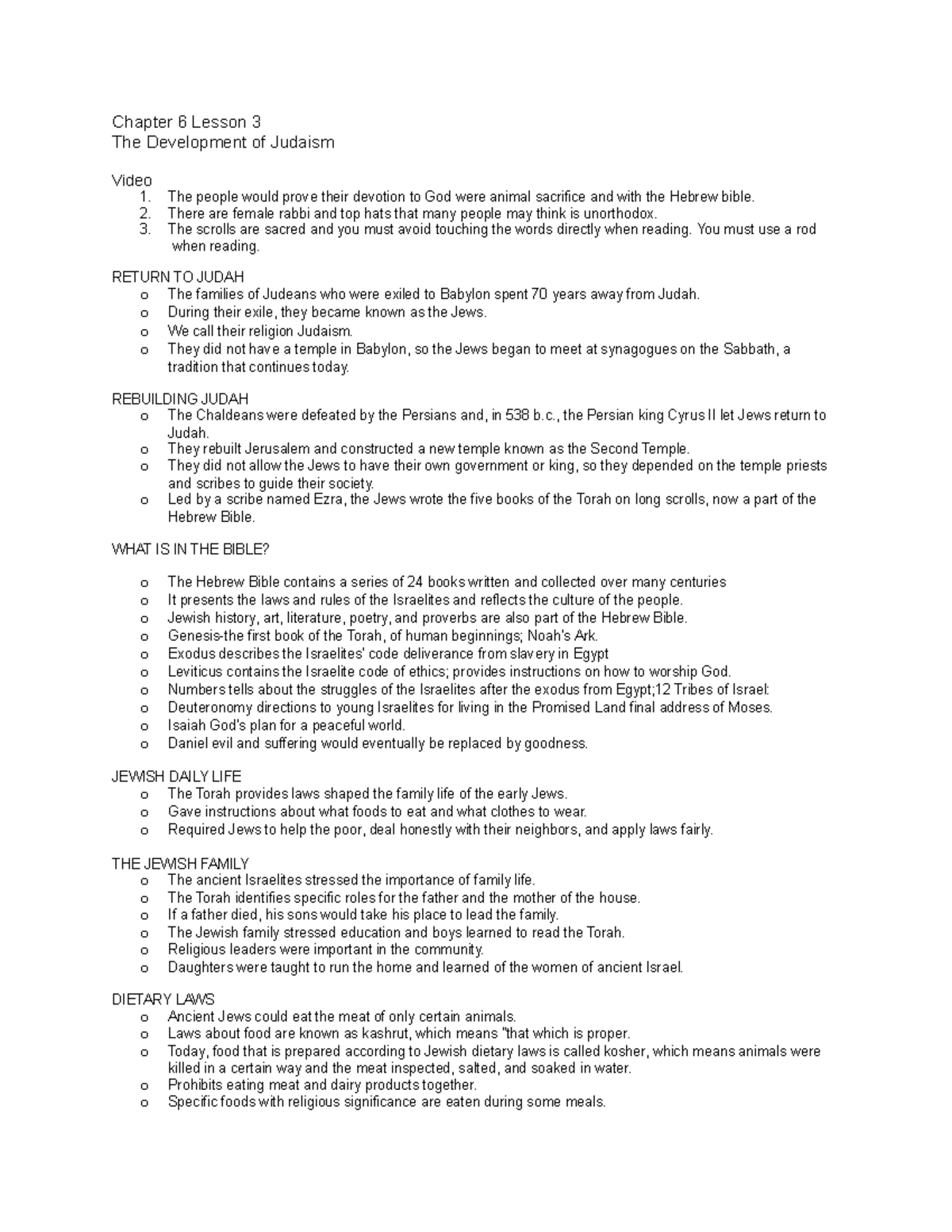Chapter 6 Lesson 3 History copy - Chapter 6 Lesson 3 The Development of ...