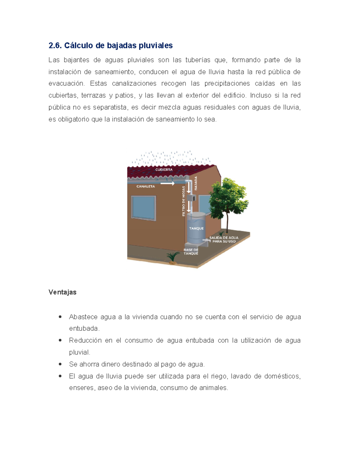 Cálculo de Bajadas Pluviales: Guía Práctica y Consideraciones - Studocu