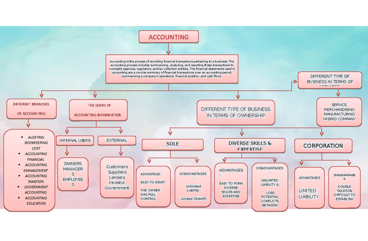 Accounting Concepts and Structures: A Concept Map Overview - Studocu