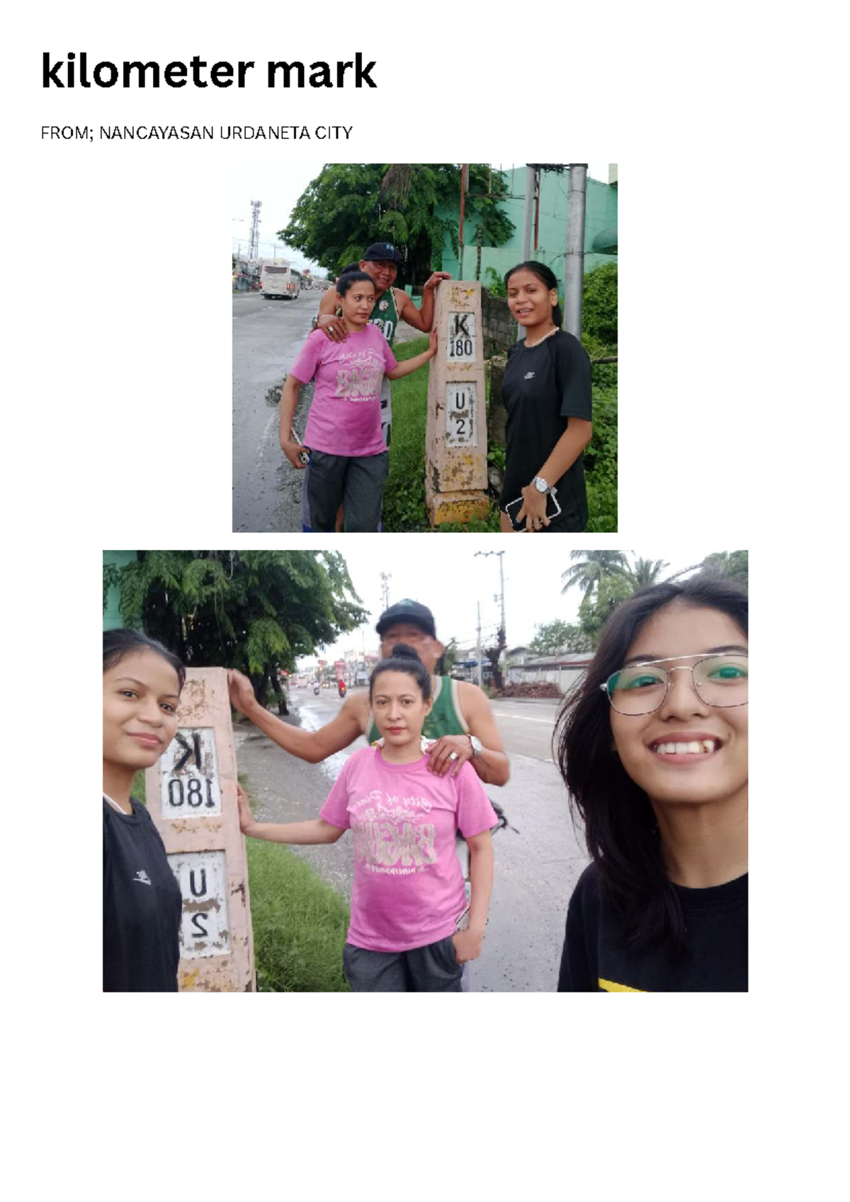 Kilometer mark - THIS THE PHYSICS PROJECT - BS Civil Engineering ...