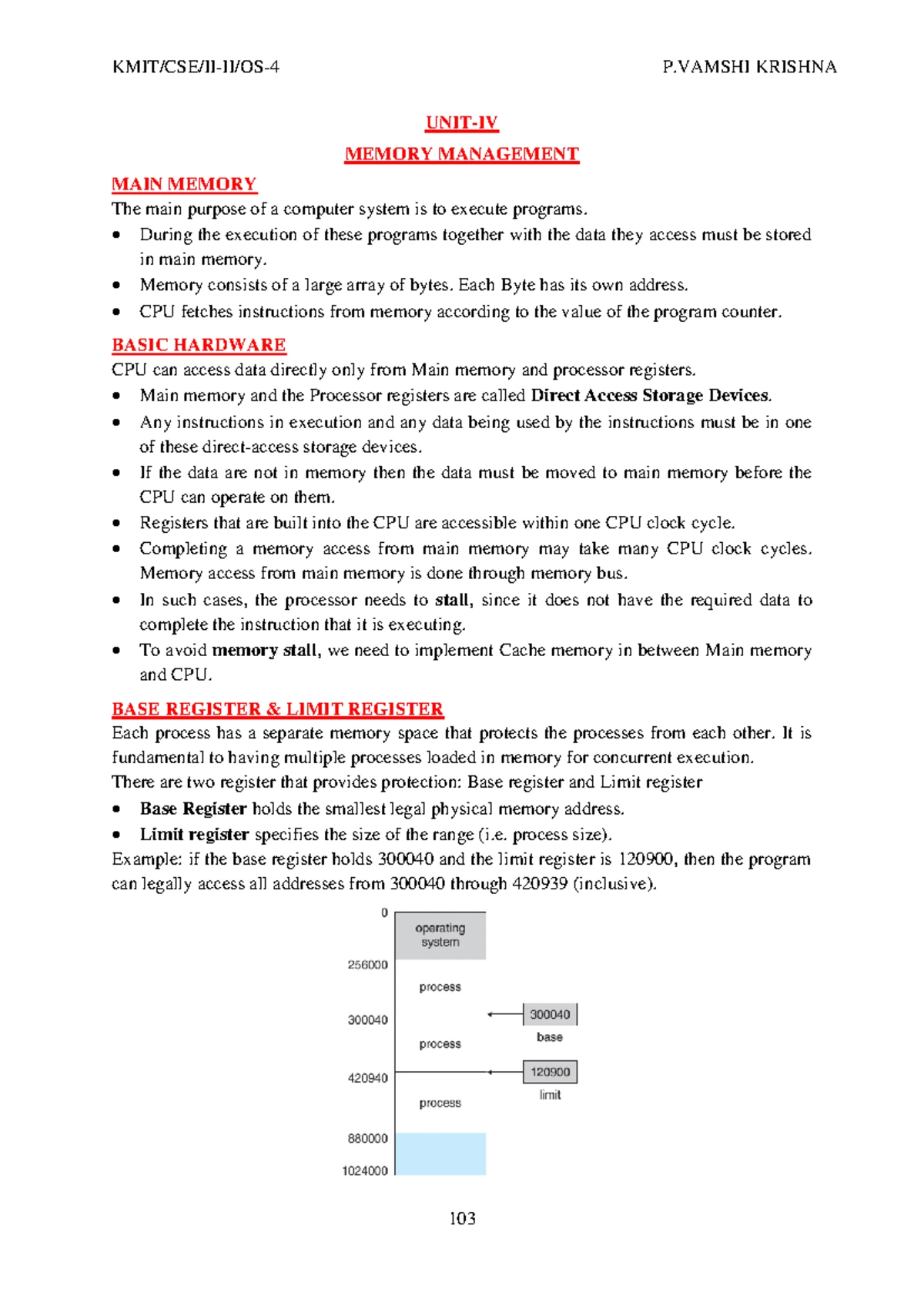 OS UNIT - 2 : Process Management - Process A process is a program at ...