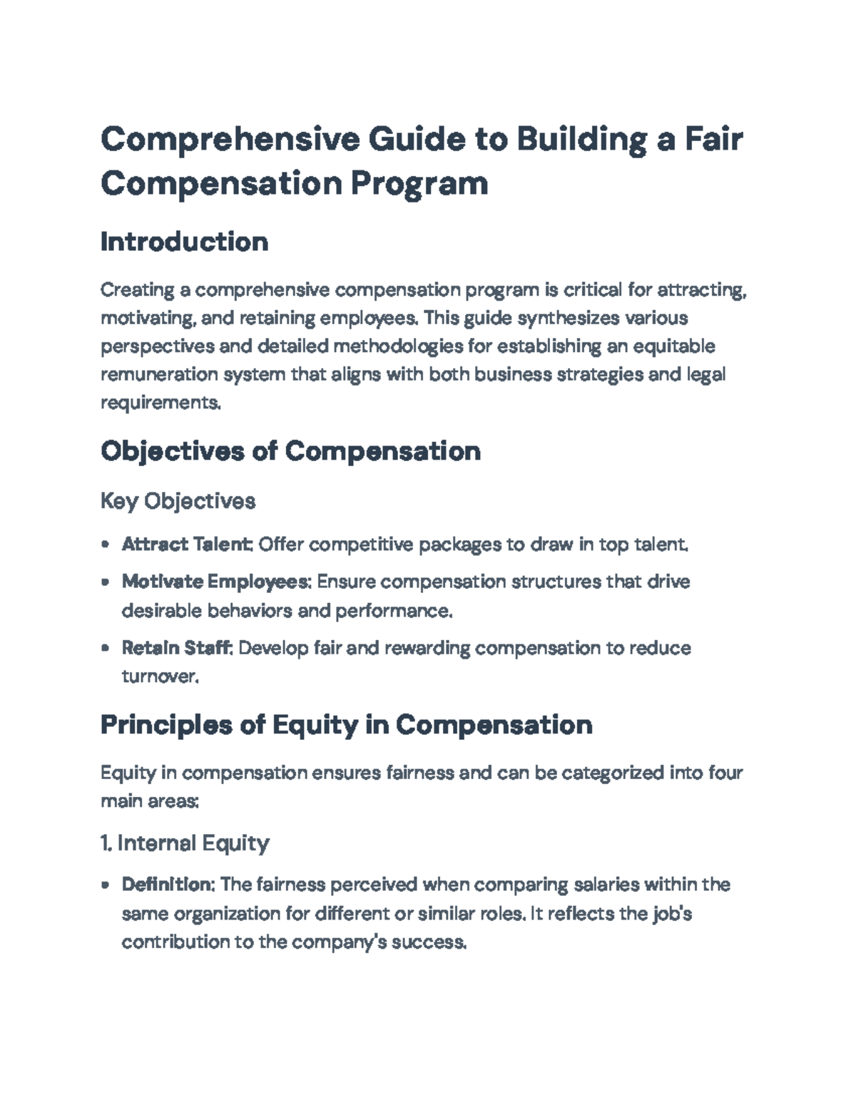 Comprehensive Compensation Program Guide (HRM 7460) - Comprehensive ...