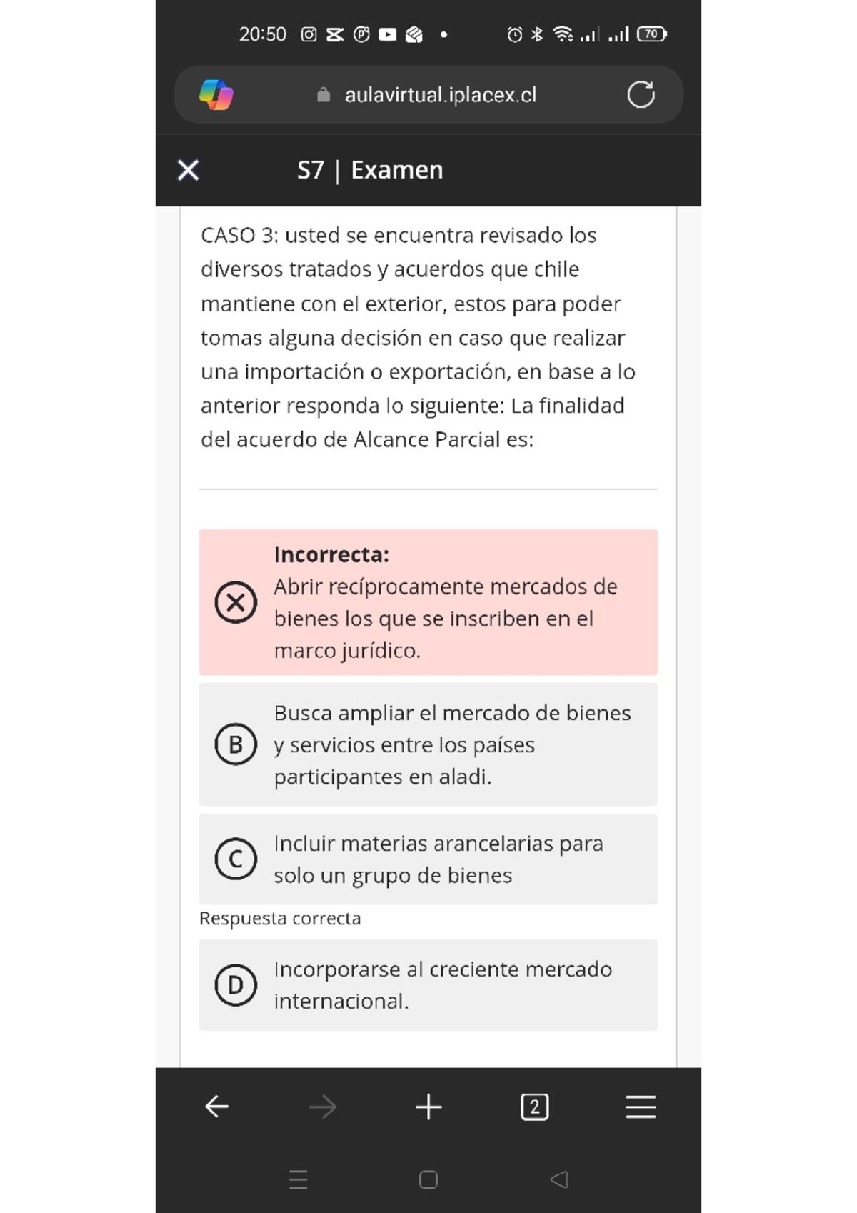 Examen S7: Normativa y Procedimiento de Aduana - 2025 - Studocu