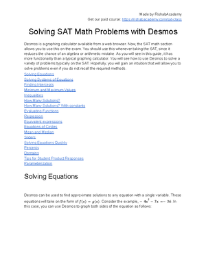 [Solved] For each ordered pair determine whether it is a solution to ...