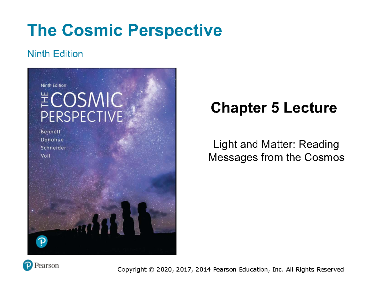 Lecture Notes: Chapter 5 - Light and Matter (COSC 101) - The Cosmic ...