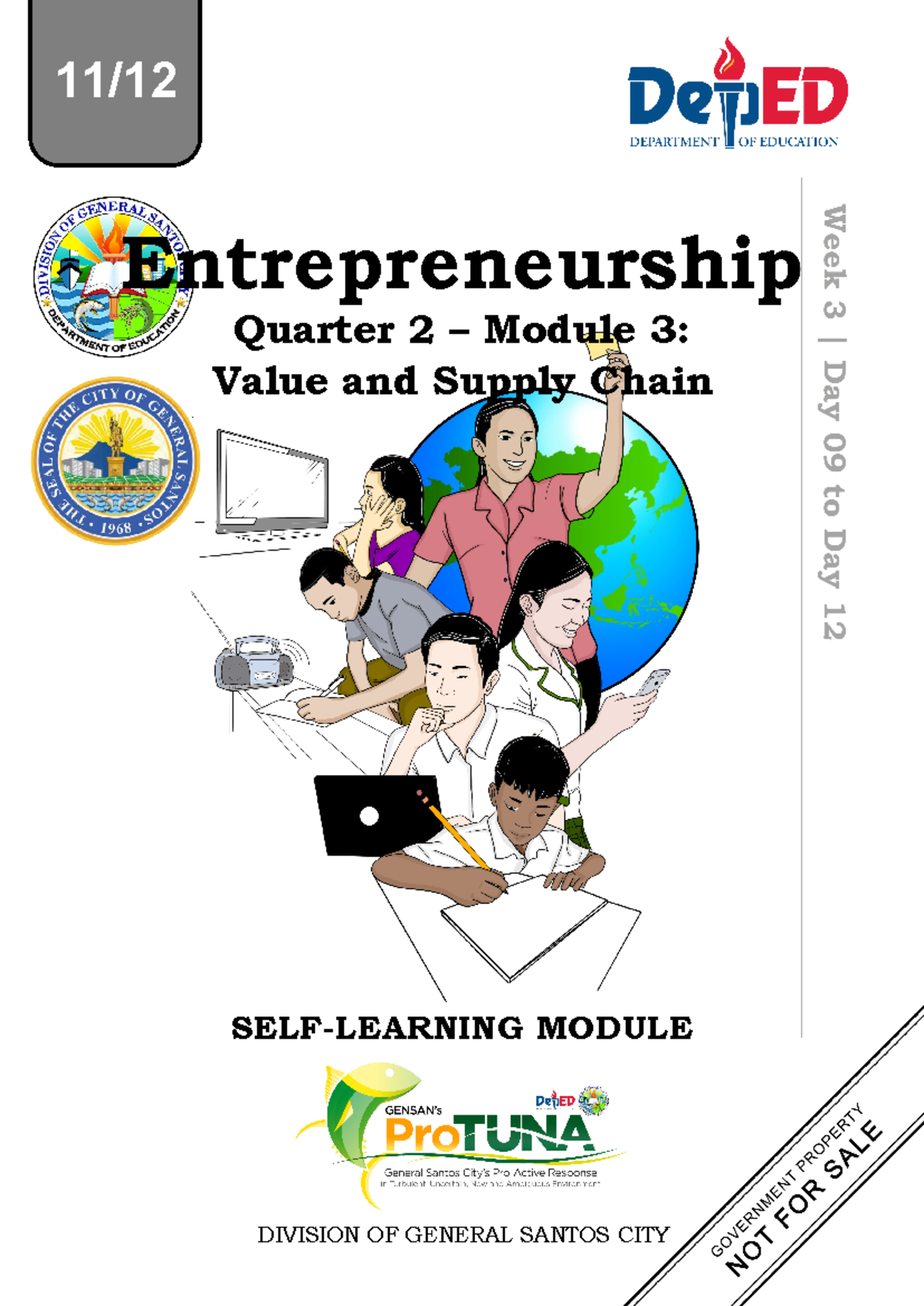 Revised Title: Entrepreneurship 11/12 SLM3 Q2 - Value and Supply Chain ...