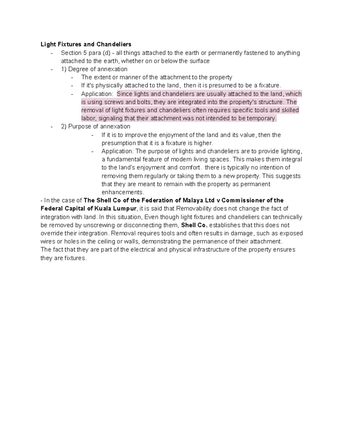 Fixature vs. Chattel: Understanding Light Fixtures in Property Law ...