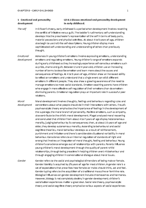 Summary Notes for Introduction to Developmental Psychology ...