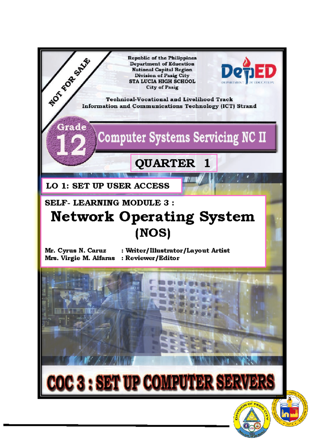 TVL - CSS 12 - Q1 - M3 - Module on Network Operating System (NOS) - Studocu