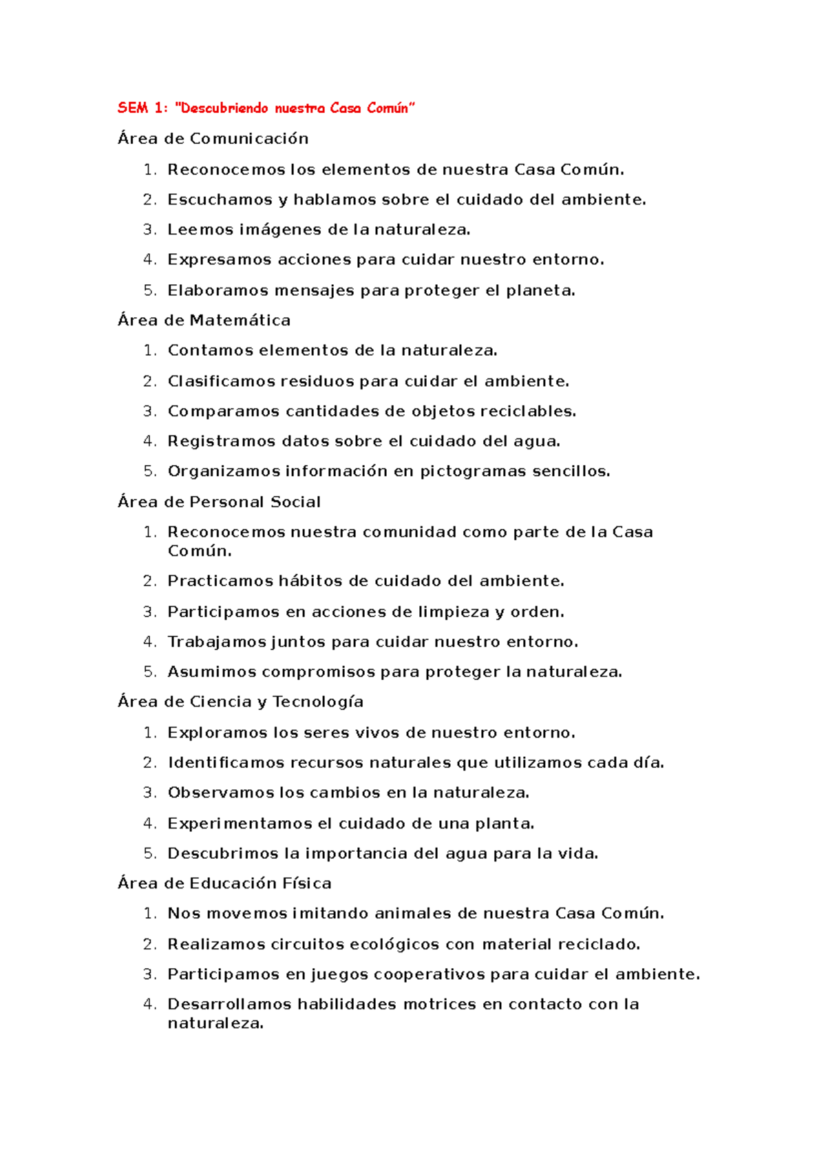 UNIDADES DE APRENDIZAJE: SEM 1 a SEM 4 en CEBE - Studocu