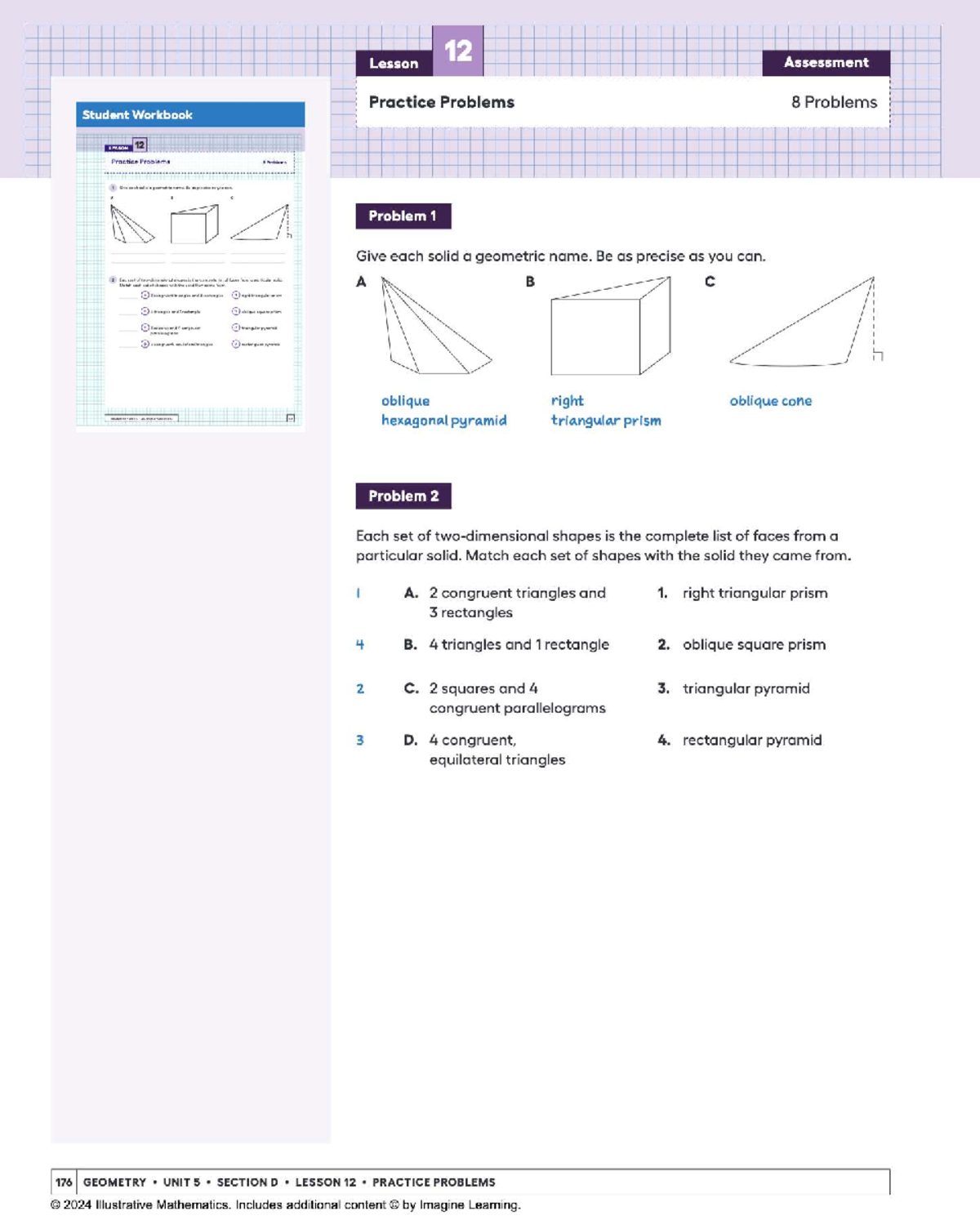 AK Geo.5.12 Practice Problems: Solid Geometry Workbook - Studocu
