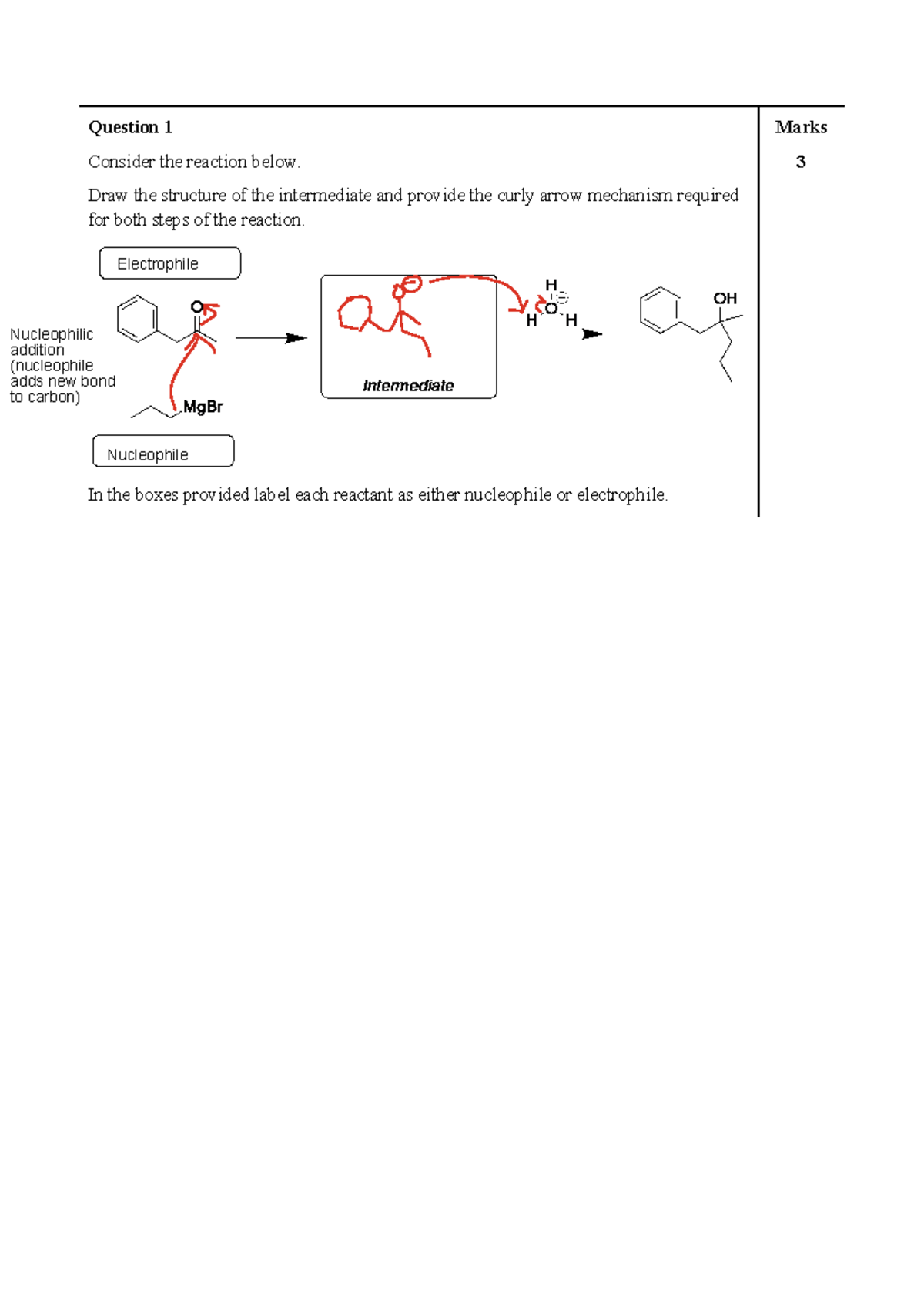 CHEM1912 Final Exam SAQ Set 1 - Reaction Mechanisms and Kinetics - Studocu