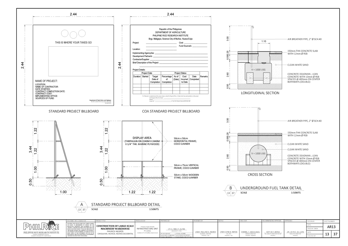 Construction Plan for Machinery Warehouse (PB 25-02-07) - Studocu