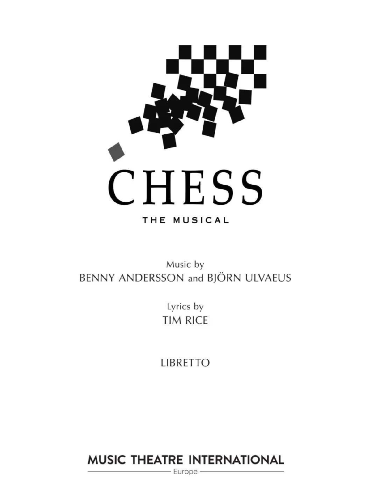 CHESS The Musical: Original UK Version Script (Music & Lyrics) - Studocu