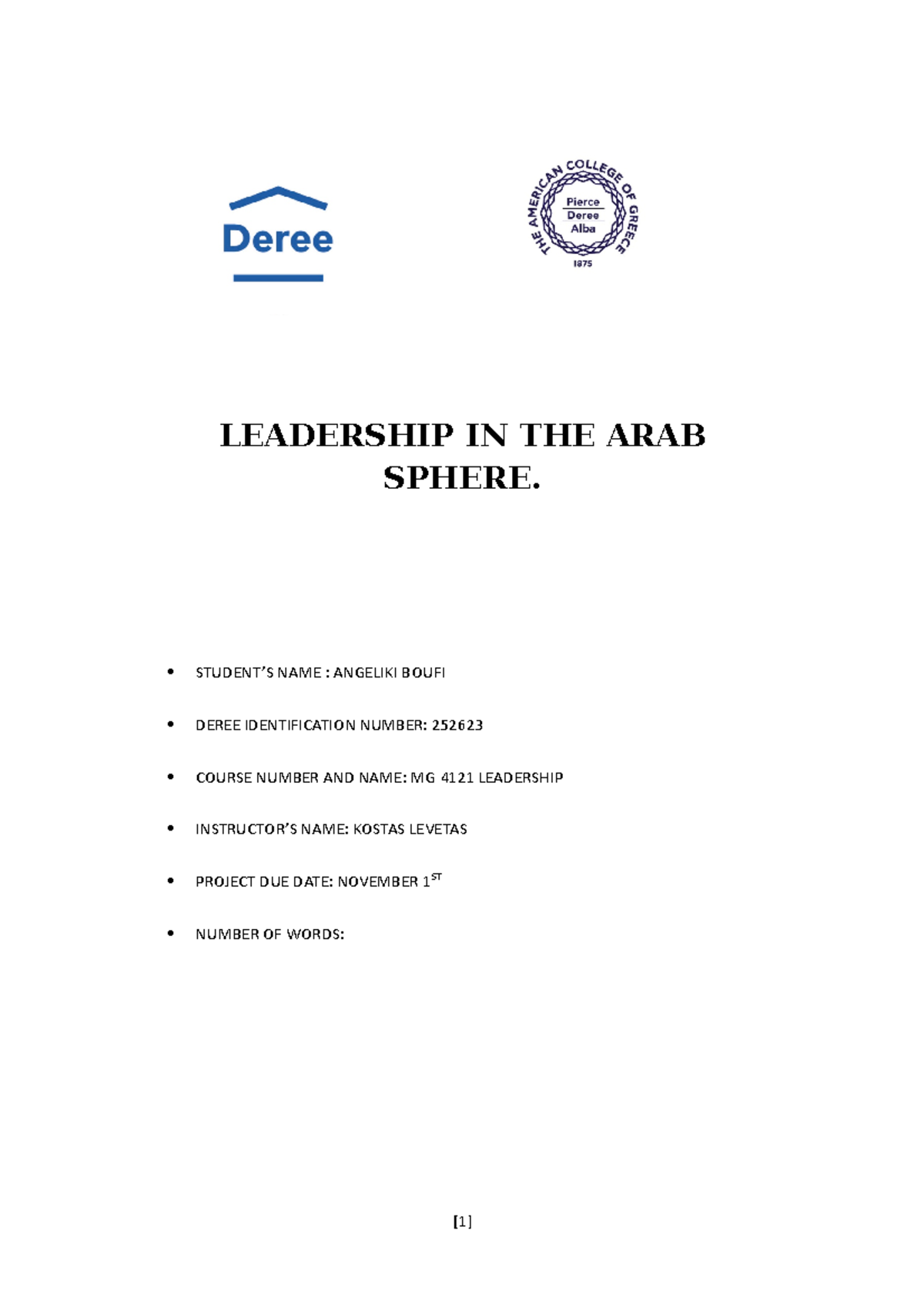 Leadership in the Arab World: Insights and Implications (MG4121) - Studocu