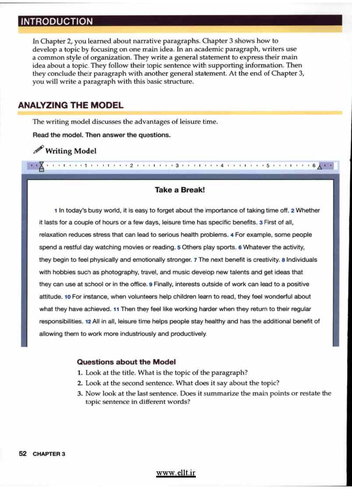 Writing 2 - EZ Practice: Understanding Paragraph Structure and ...