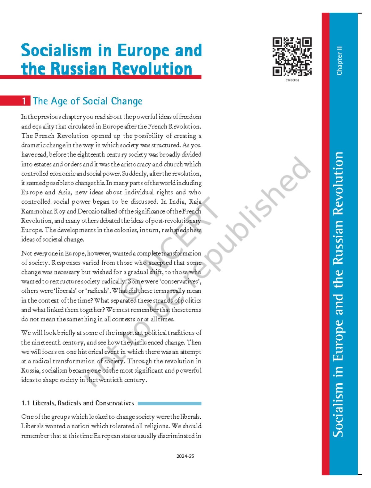 IESS302 - Chapter II: Socialism in Europe & the Russian Revolution ...