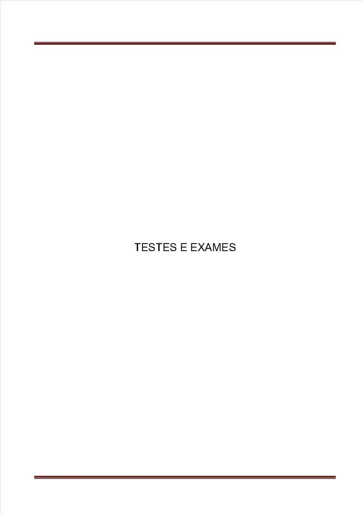 Testes e Exames - Notas e Examinários do AC1 (ISEL) - Studocu