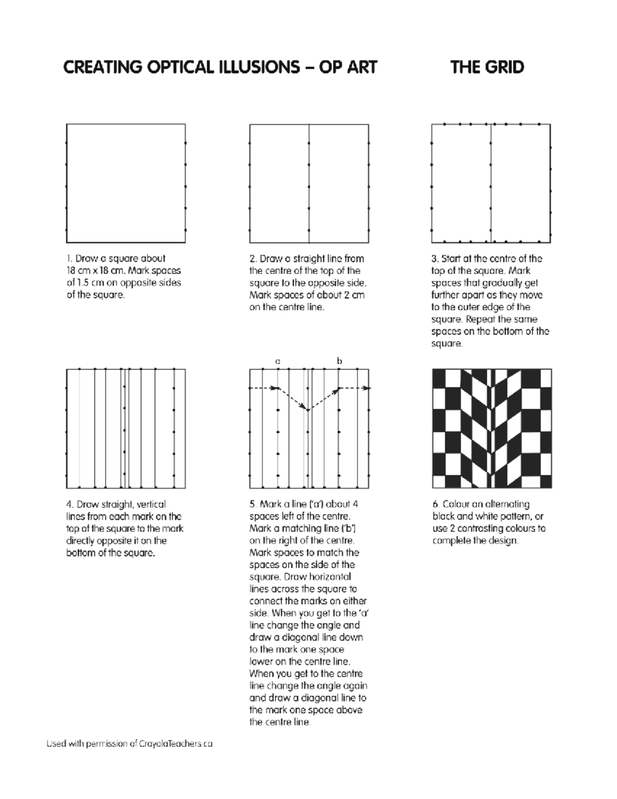 Creating Optical Illusions: Grid Worksheet for Op Art - Studocu