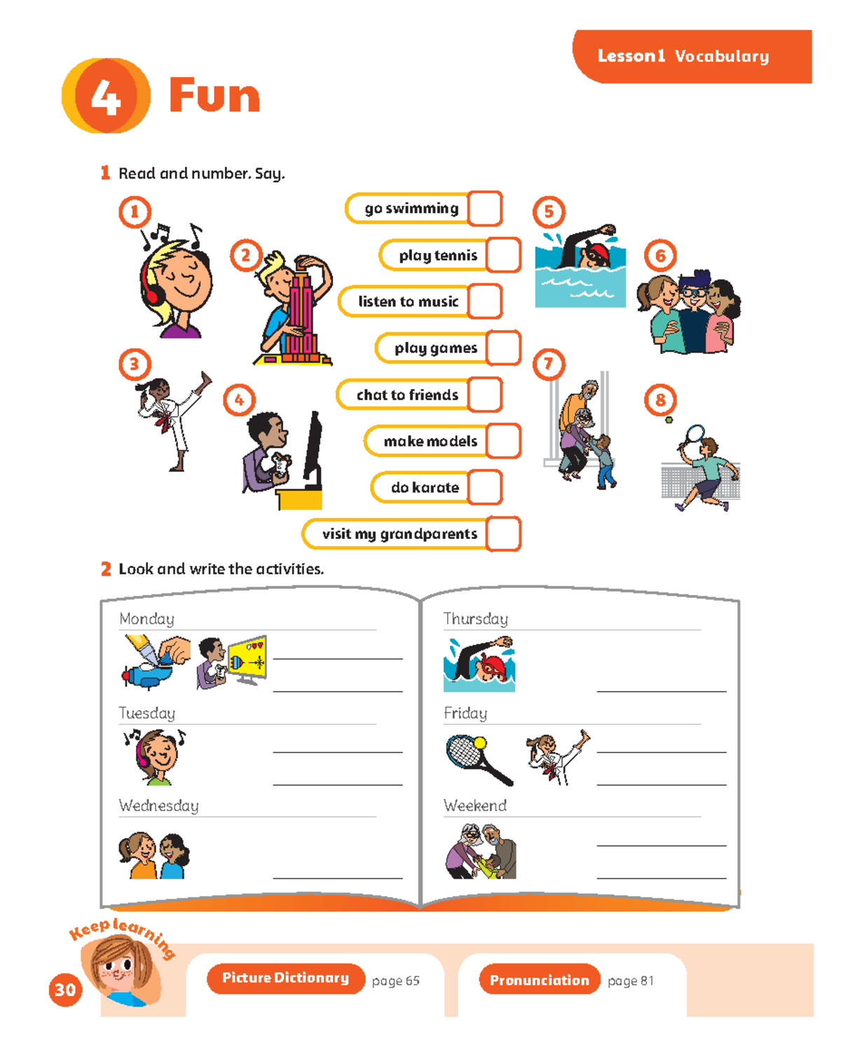 Open Up 3 Exam Notes - English Ed Unit 4 Activities and Vocabulary ...