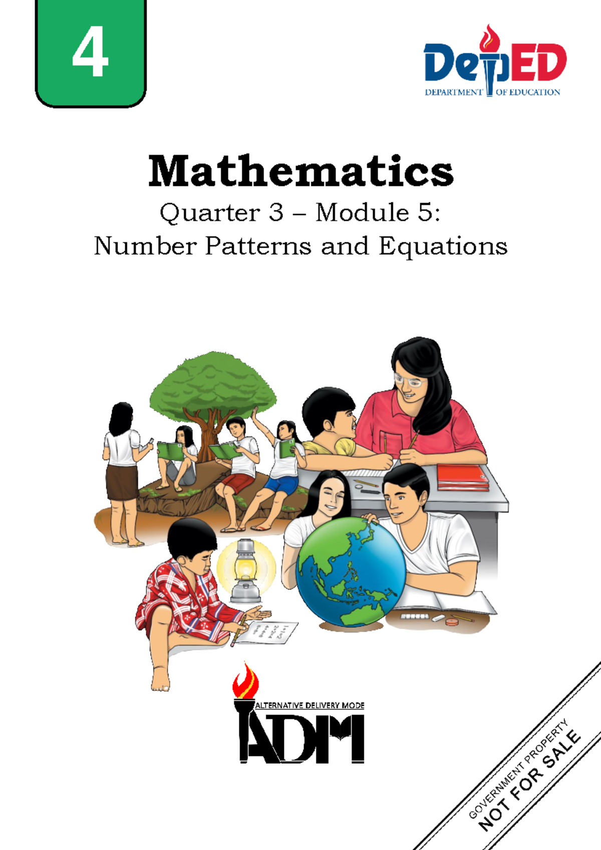 Math4-Q3M5: Exploring Number Patterns & Equations for Grade 4 - Studocu