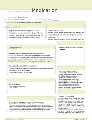 Med Card methimazole - medication ati template - ACTIVE LEARNING ...