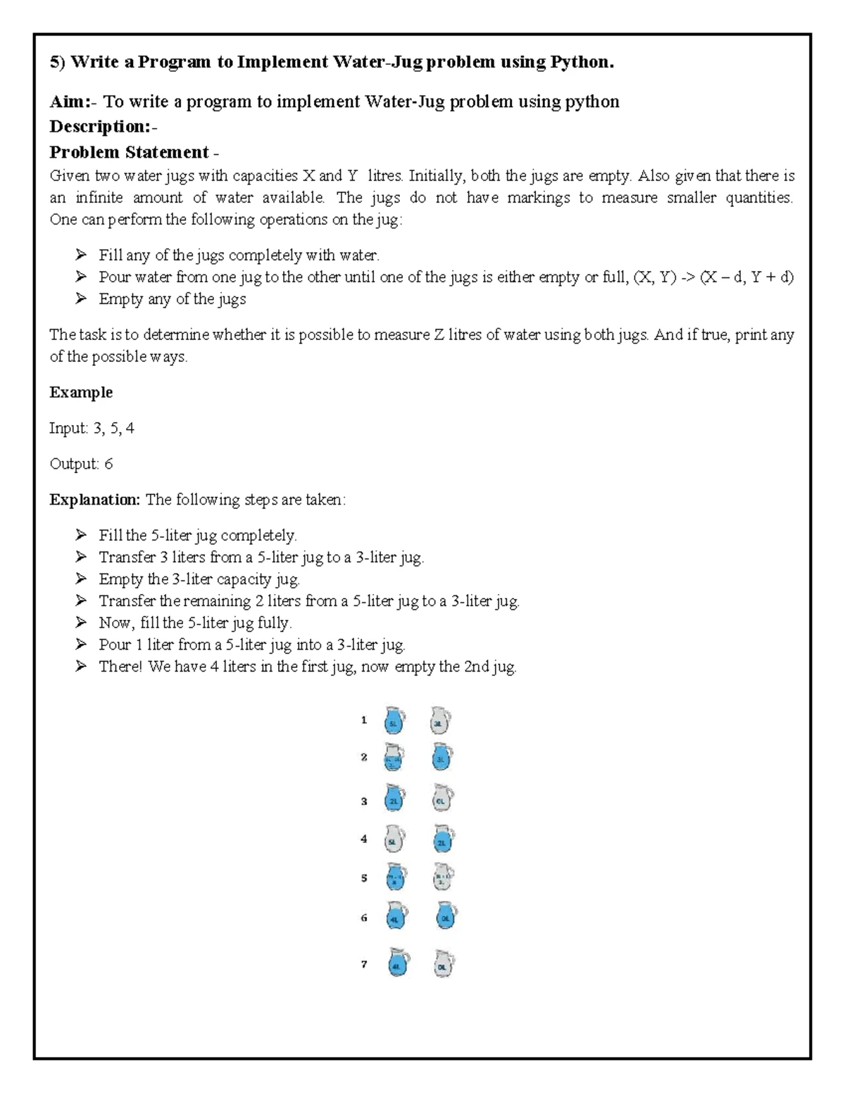 AI Lab 8: Implementing the Monkey Banana Problem in Python - Studocu