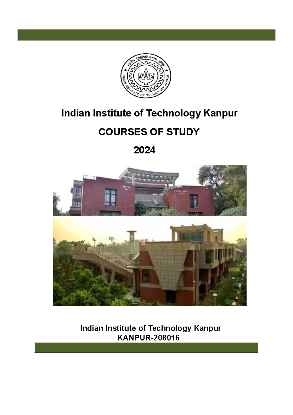 ECO Course Templates for Economic Sciences Programs at IIT Kanpur - Studocu
