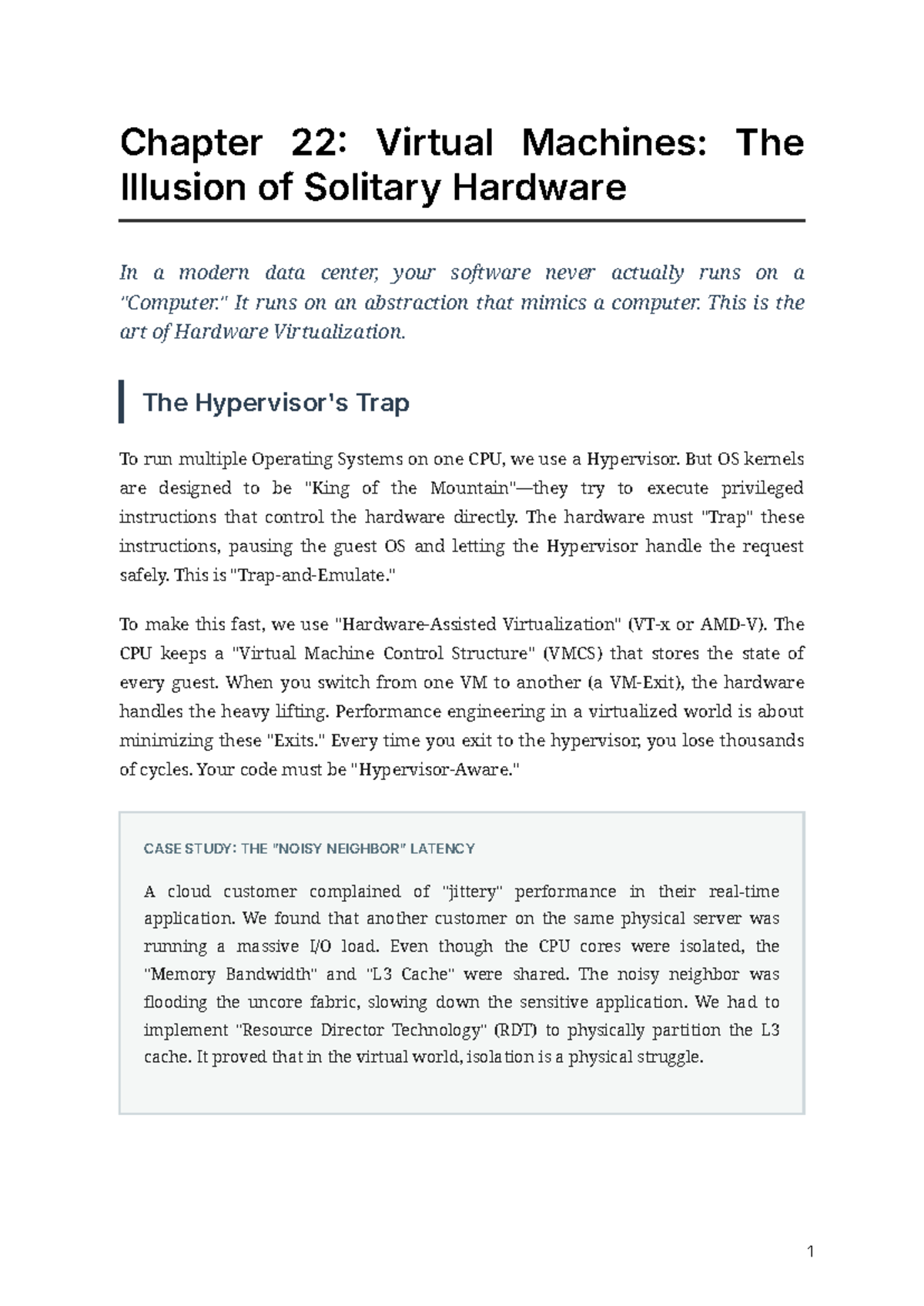 Chapter 22: Virtual Machines & Hardware Virtualization Insights - Studocu