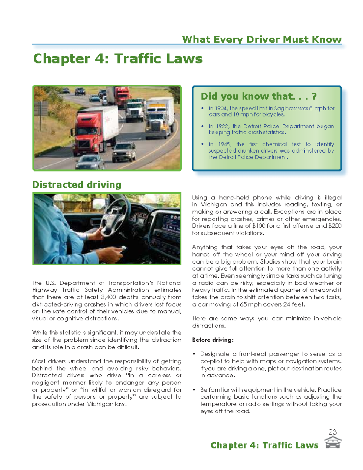 Michigan Traffic Laws: Understanding Cell Phone Use & Safety ...