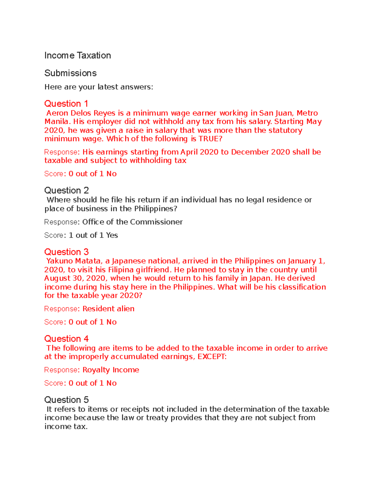 Income Taxation Notes - STI: Key Concepts and Case Studies - Studocu