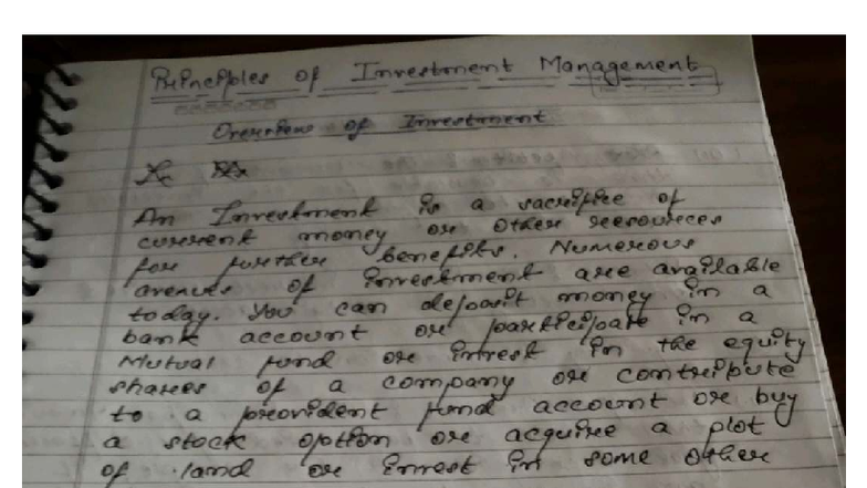 Investment Management Notes: Principles and Strategies (FIN 101) - Studocu