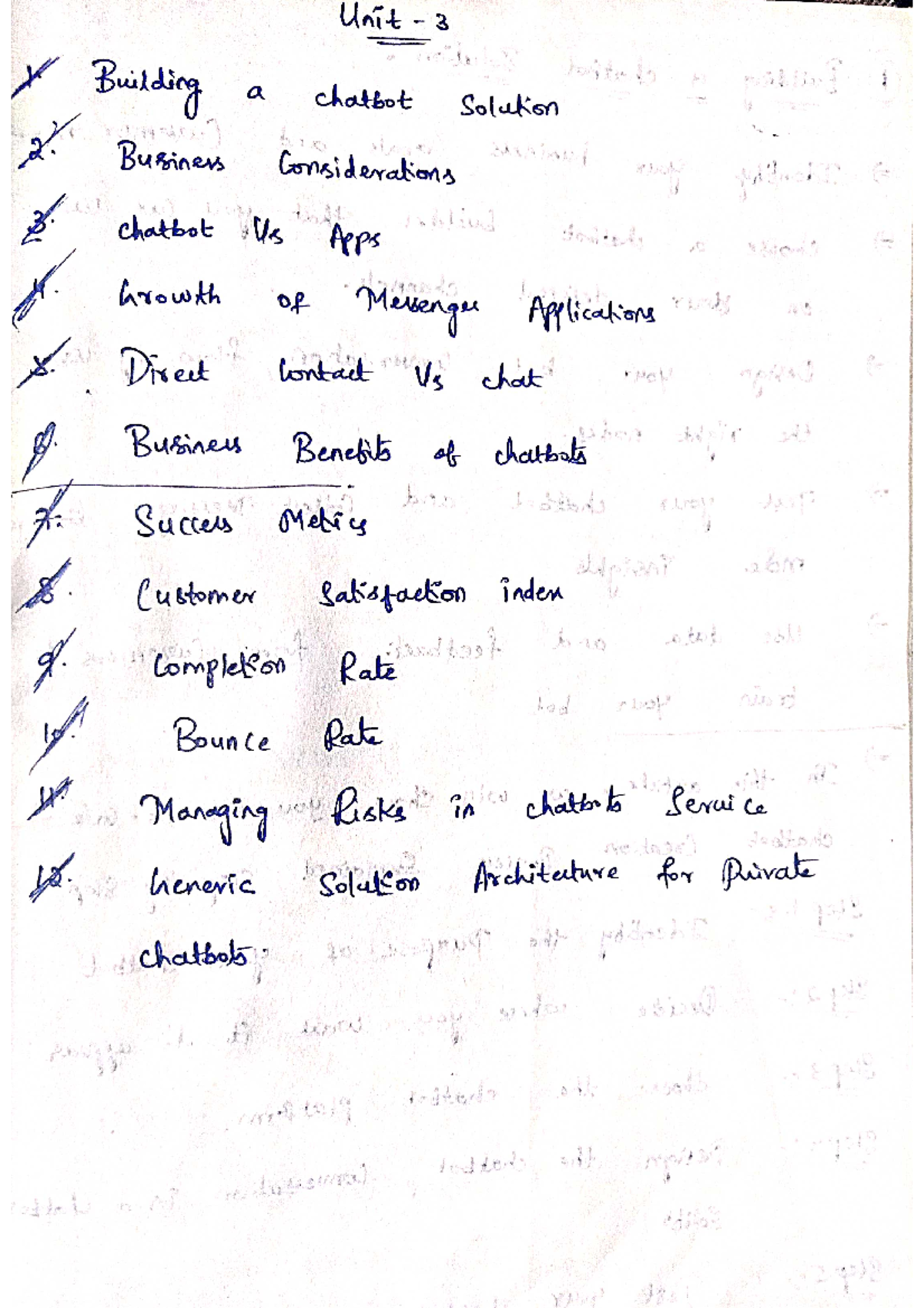 AI Chatbots Unit - 3 ( prep notes ) - Unit 3 x Building a chatbot ...