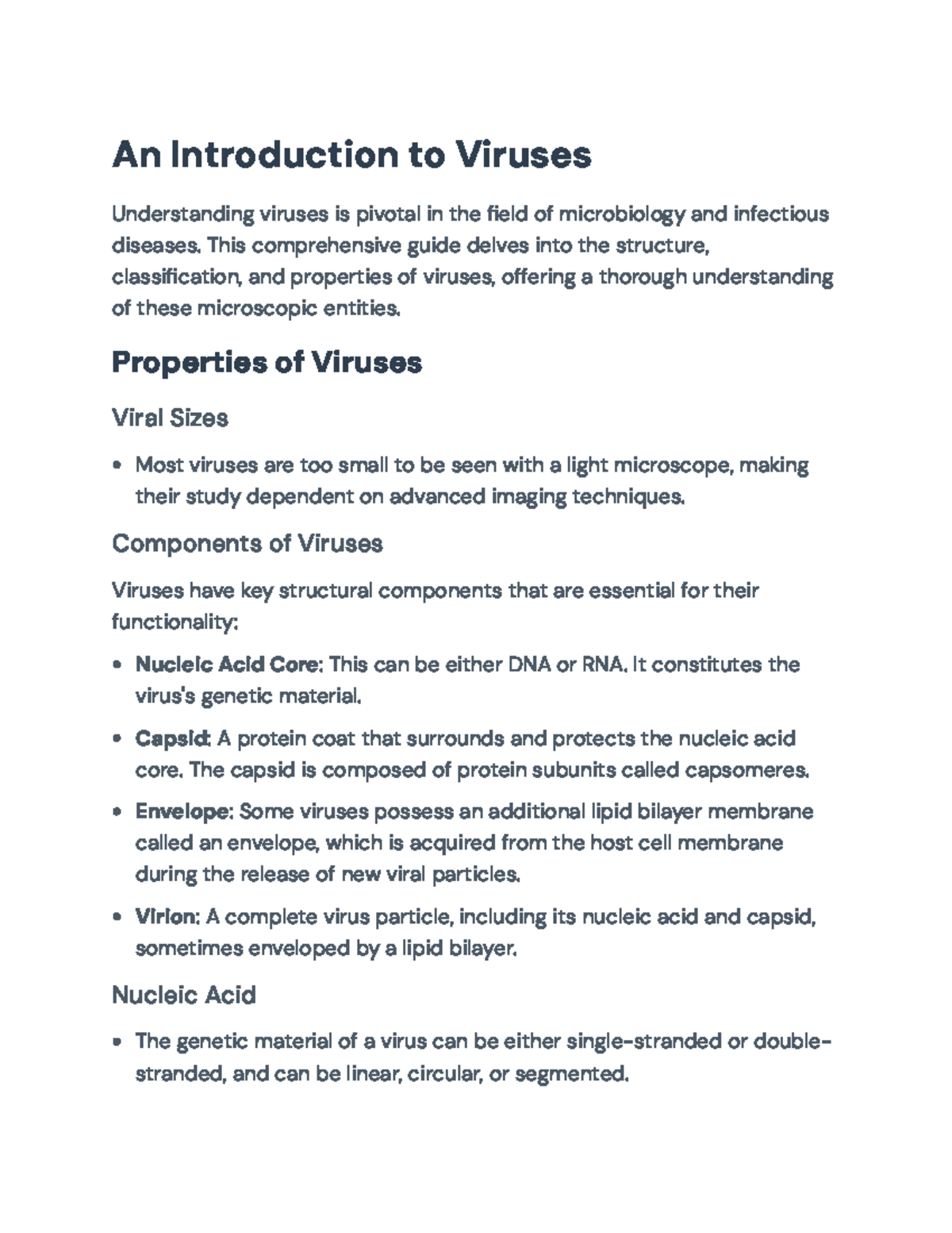 Viruses 101: Structure, Classification, and Replication Overview - An ...