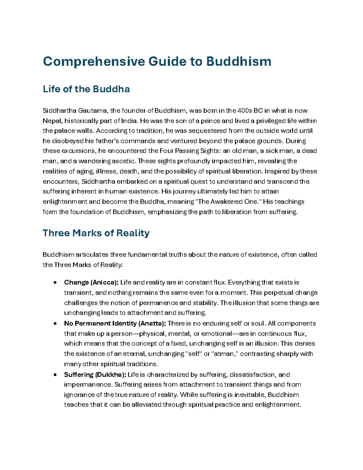 Buddhism 101: A Comprehensive Overview of Core Teachings and Practices ...