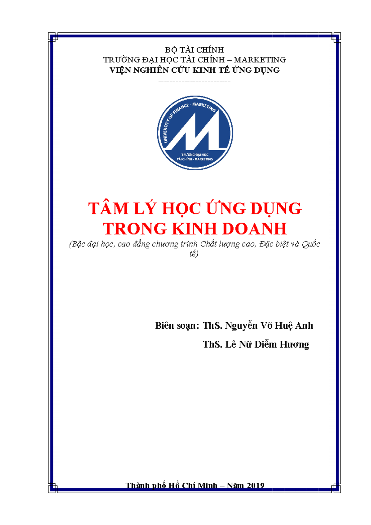 Tâm Lý Học Ứng Dụng Trong Kinh Doanh - UDKD Giảng Dạy Từ Cơ Bản đến ...
