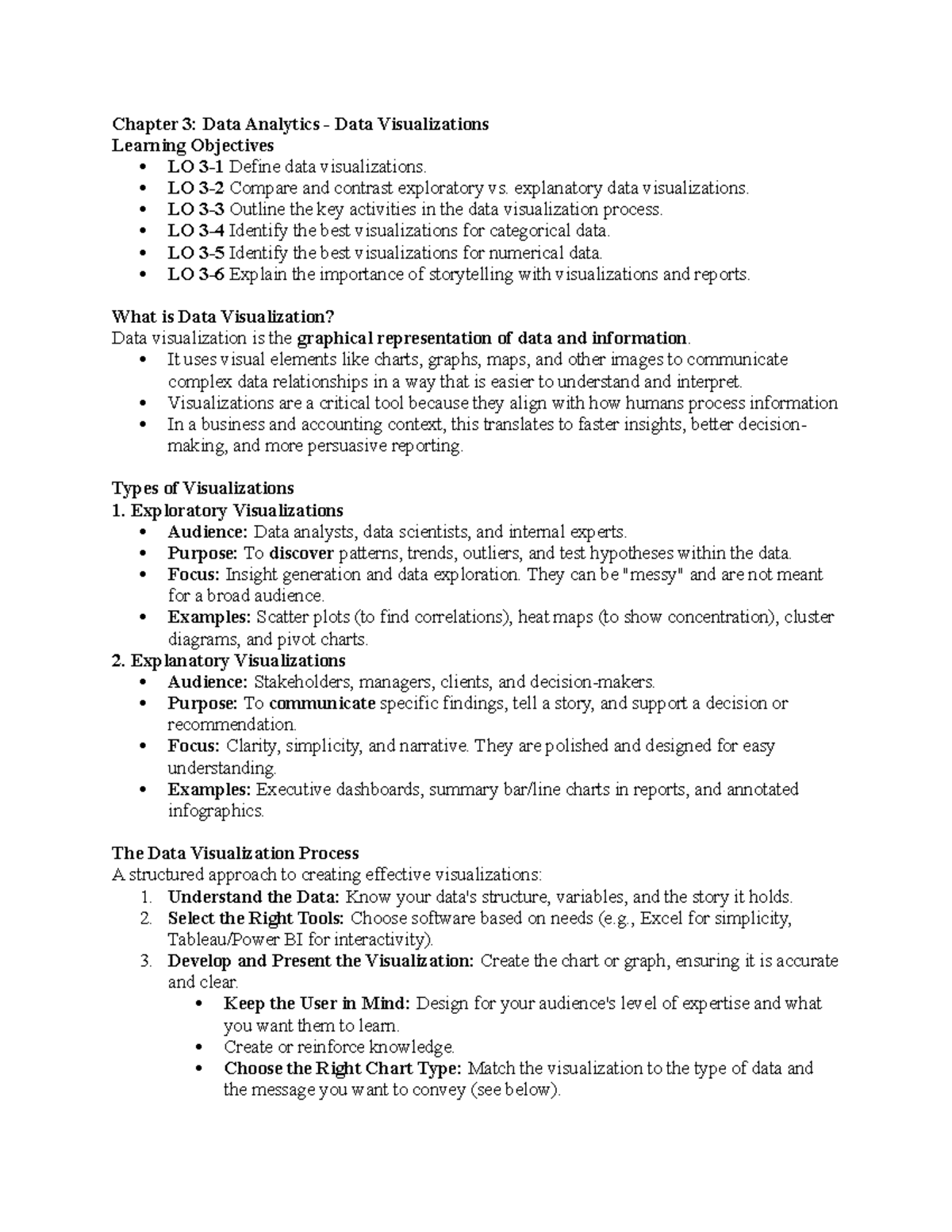 Data Analytics - Chapter 3: Data Visualizations Overview & Techniques ...