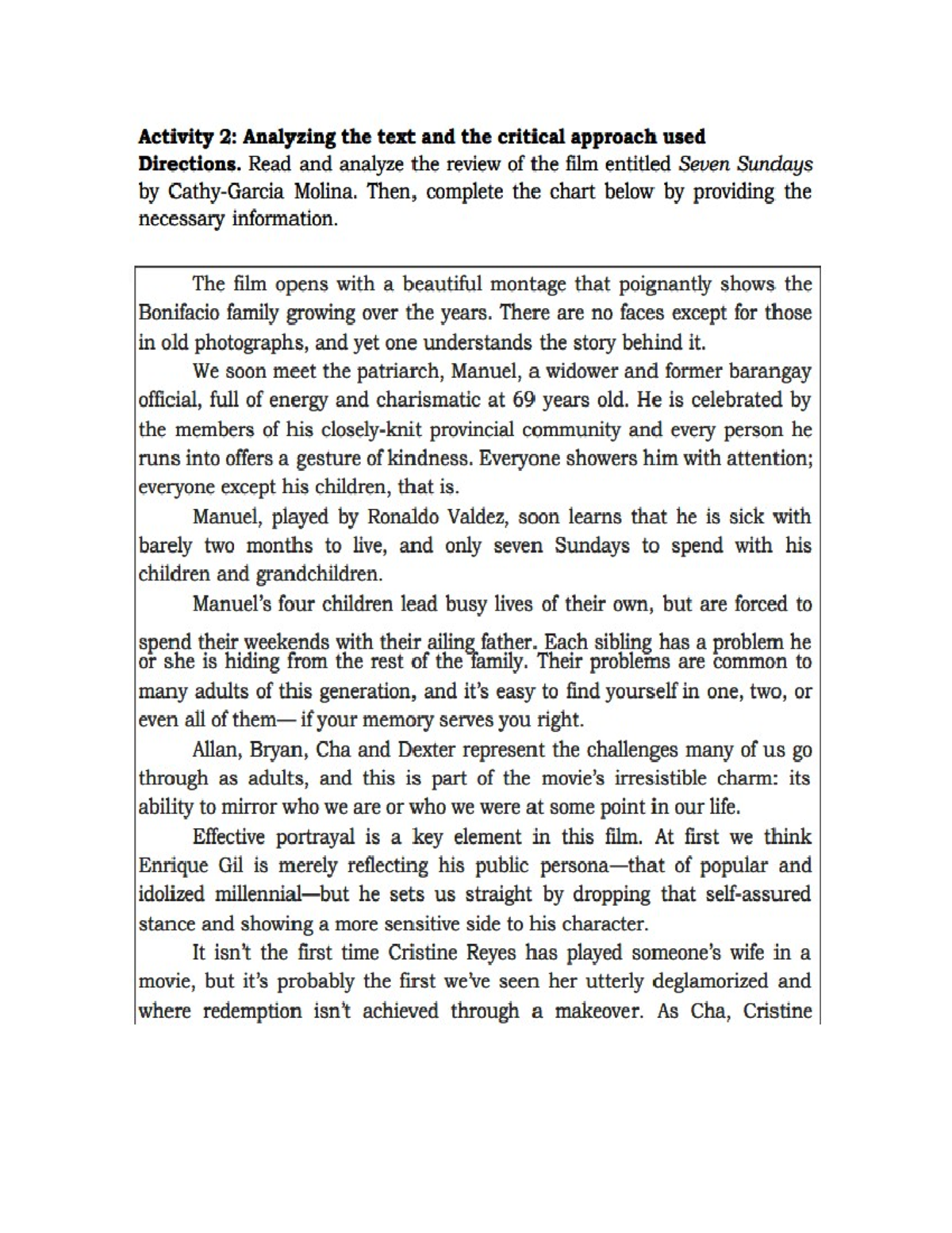 Doc2 - Trust - Activity 2: Analyzing the text and the critical approach ...