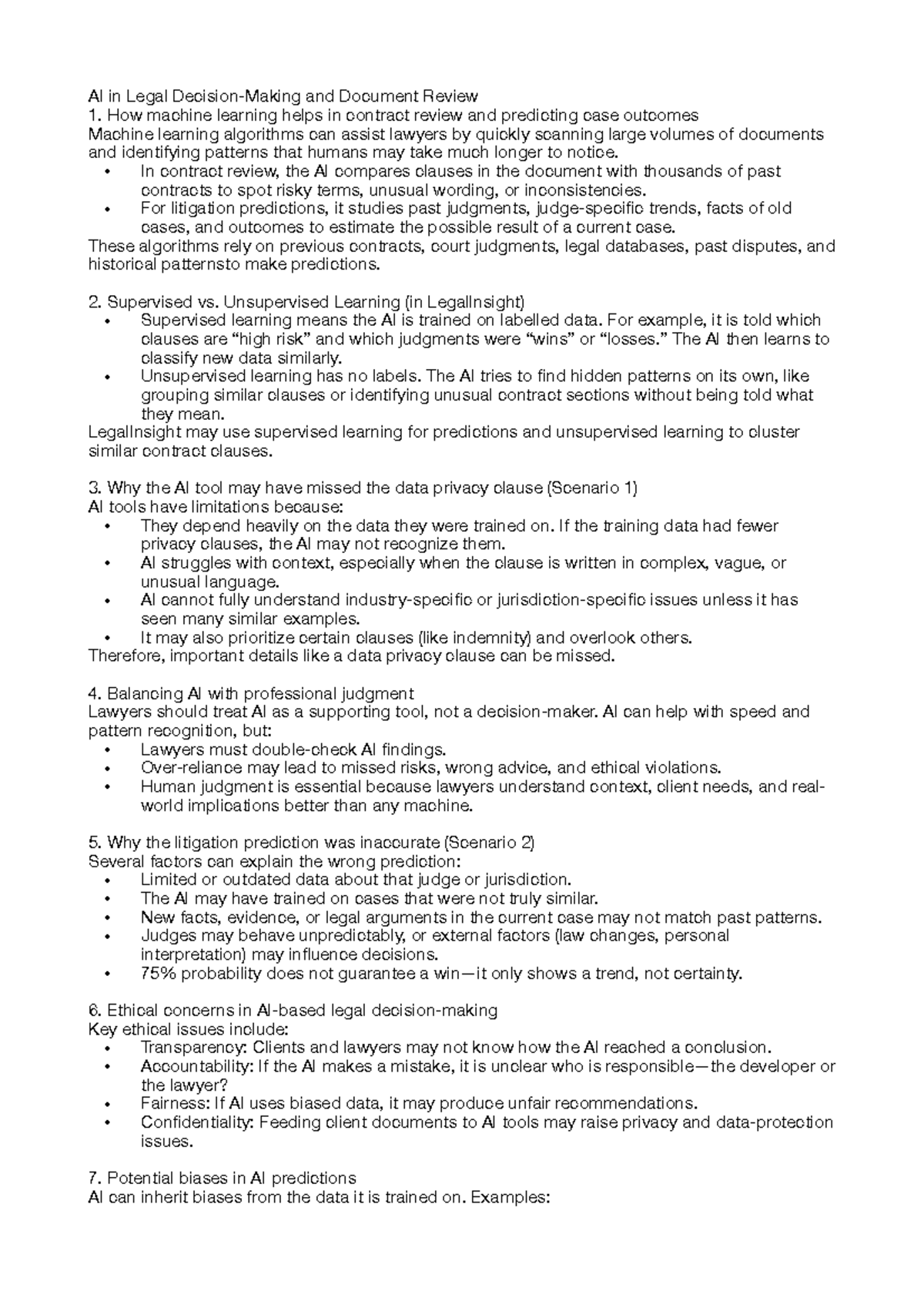 AI in Legal & Document Review: Insights on Machine Learning ...