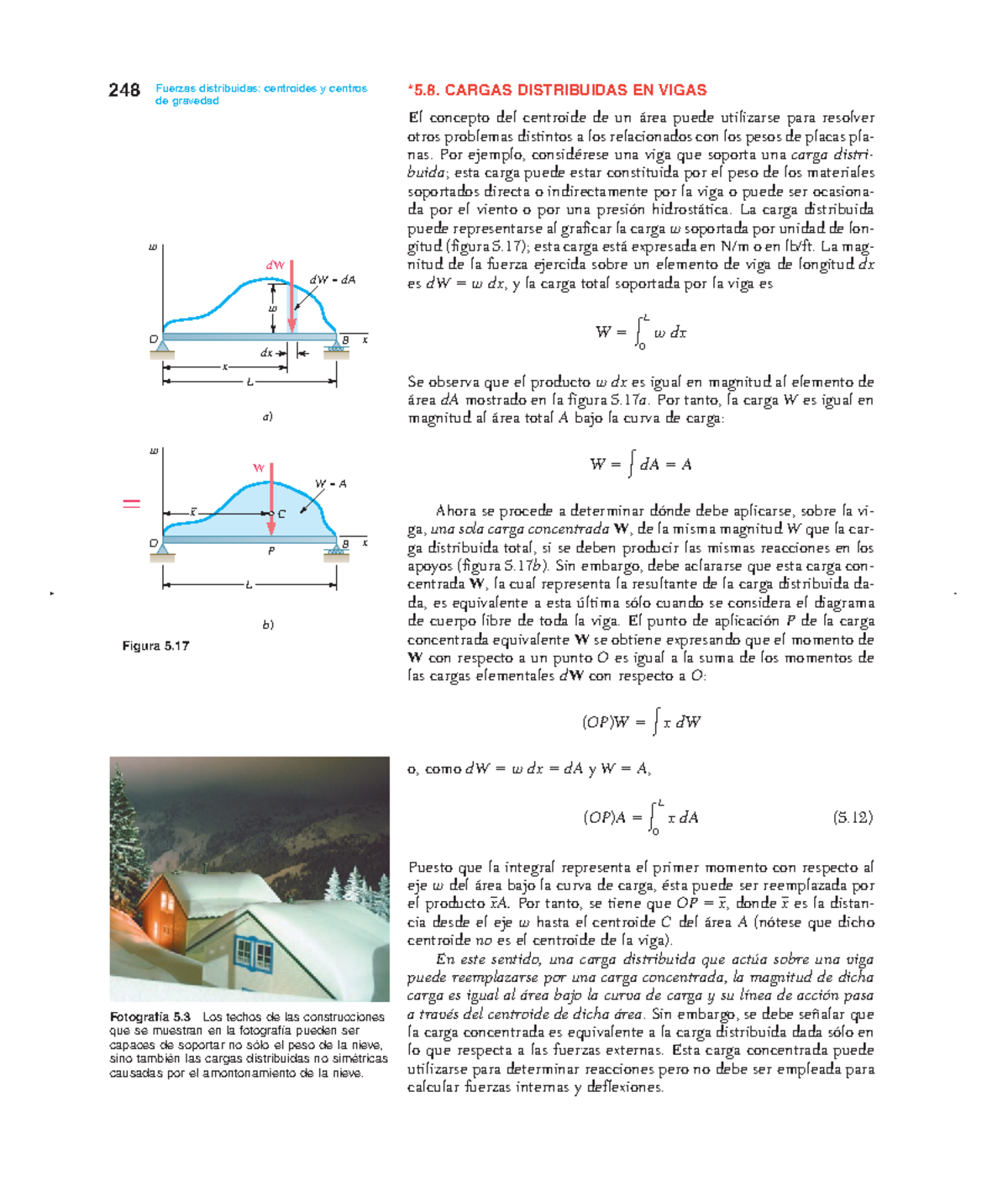 Capitulo 5 - Cargas Distribudas EN Vigas - 248 Fuerzas distribuidas: centroides y centros de ...
