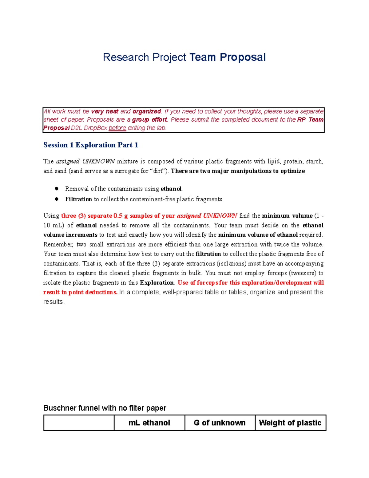 Research Project Proposal 1 - Research Project Team Proposal All work ...