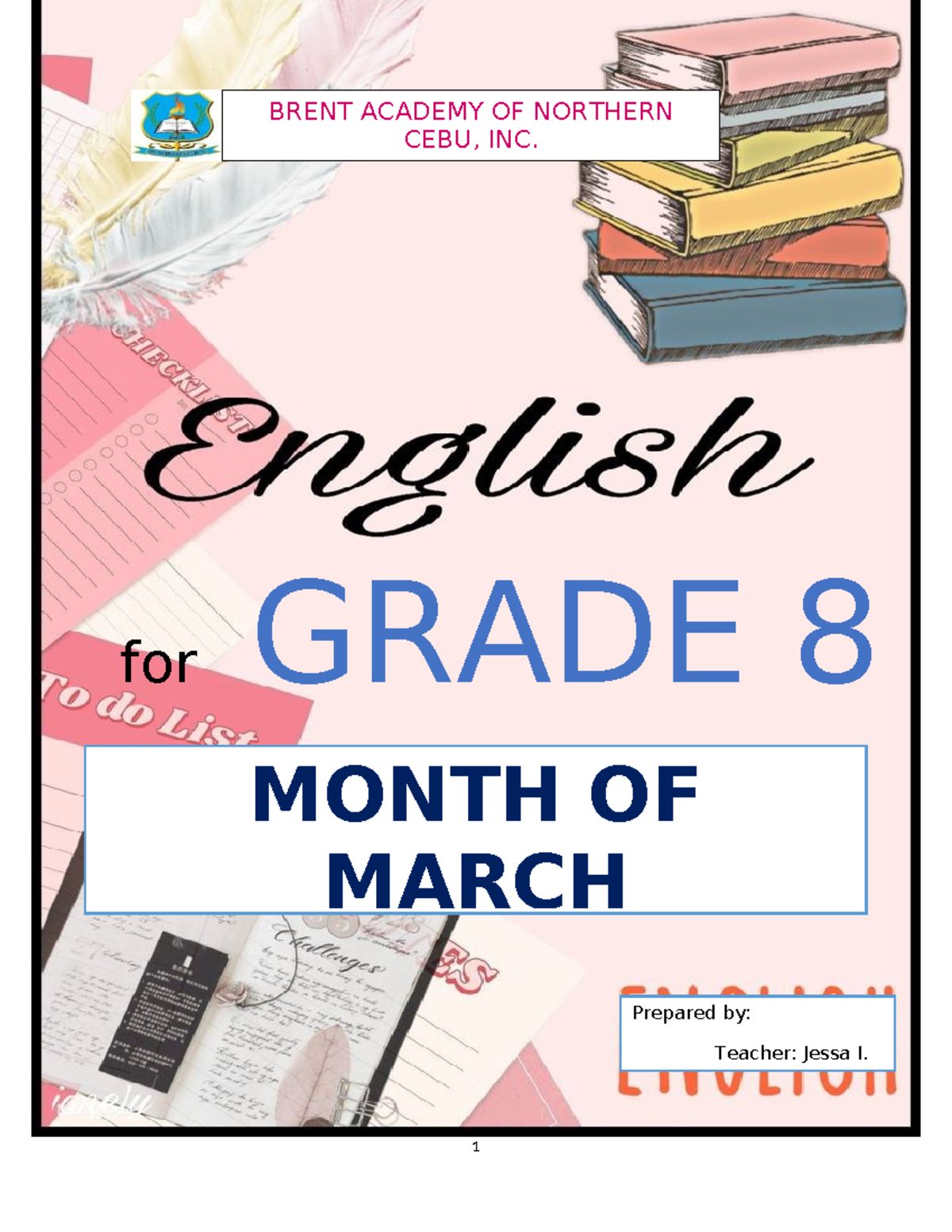 GRADE 8 ENGLISH PERFORMANCE TEST: MARCH 2023 - Studocu